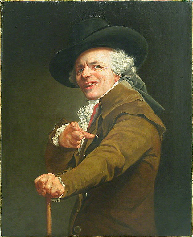 Portrait de l'artiste sous les traits d'un moqueur. - Louvre site des ...