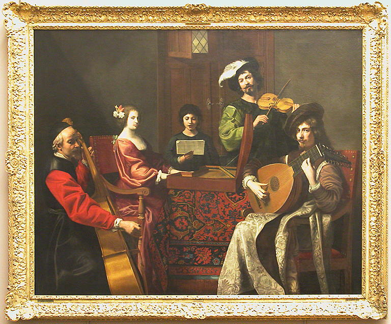 Le Concert - Louvre site des collections