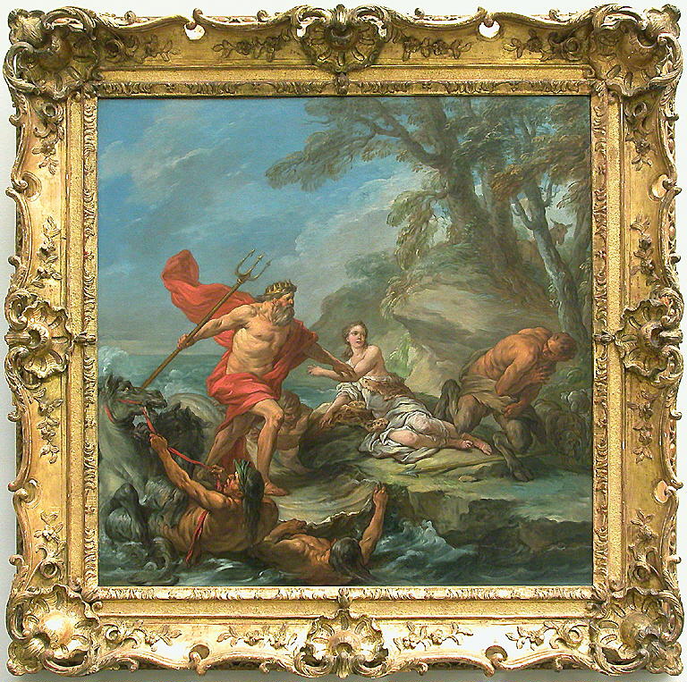 Neptune et Amymone - Louvre site des collections