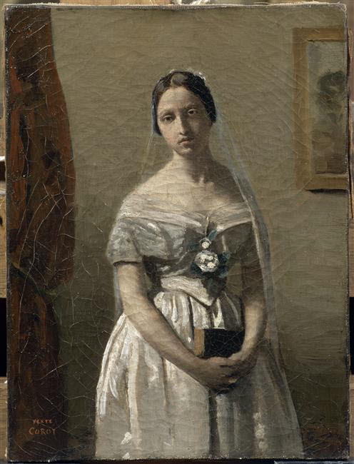 La mariée. Portrait de la servante du peintre Édouard Cibot. - Louvre ...
