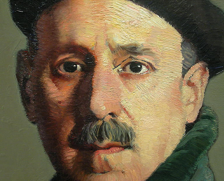 Autoportrait de l'artiste au béret basque - Louvre site des collections