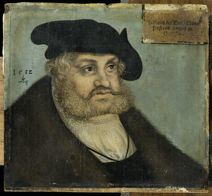 Portrait de Frédéric III le Sage (1463-1525), électeur de Saxe - Louvre ...