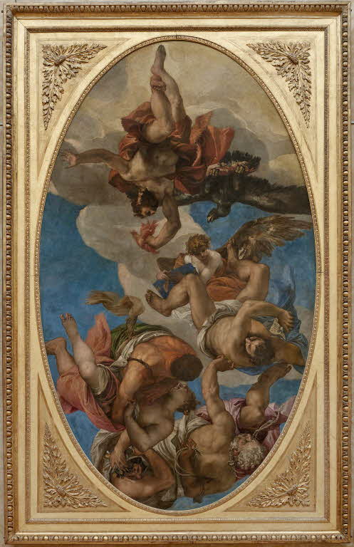 Jupiter foudroyant les Vices - Louvre site des collections