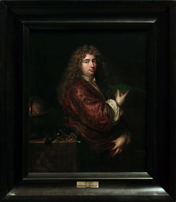 Nicolaes Hartsoeker (1656-1725), physicien, désignant un bateau dans la ...