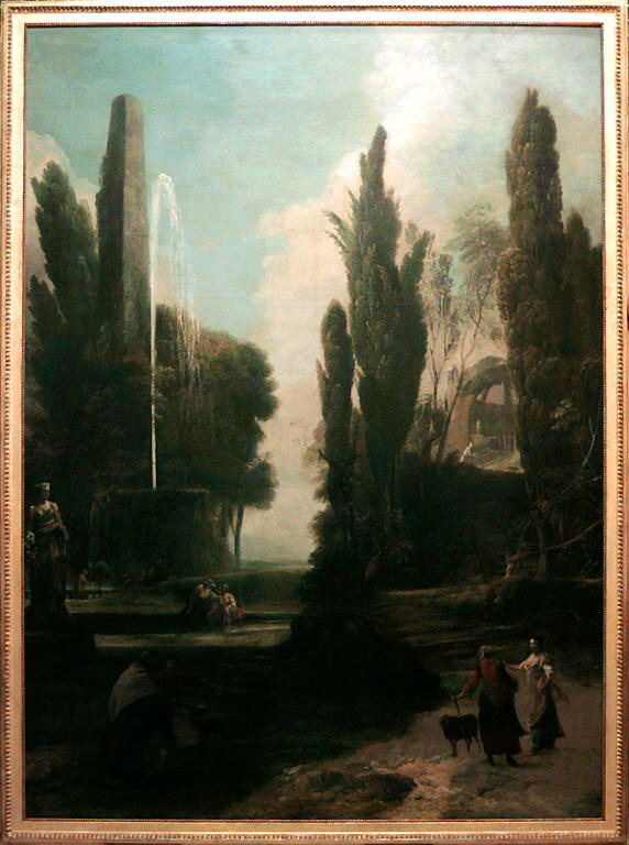 Jardin italien. L'Ermitage. - Louvre site des collections