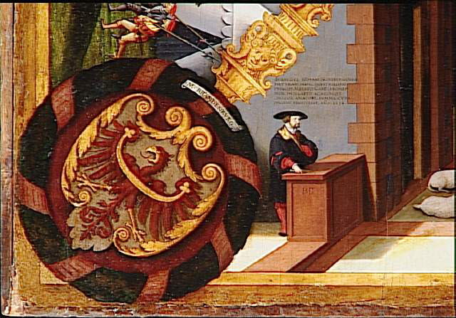 Table peinte illustrant l'Histoire de David - Louvre site des collections