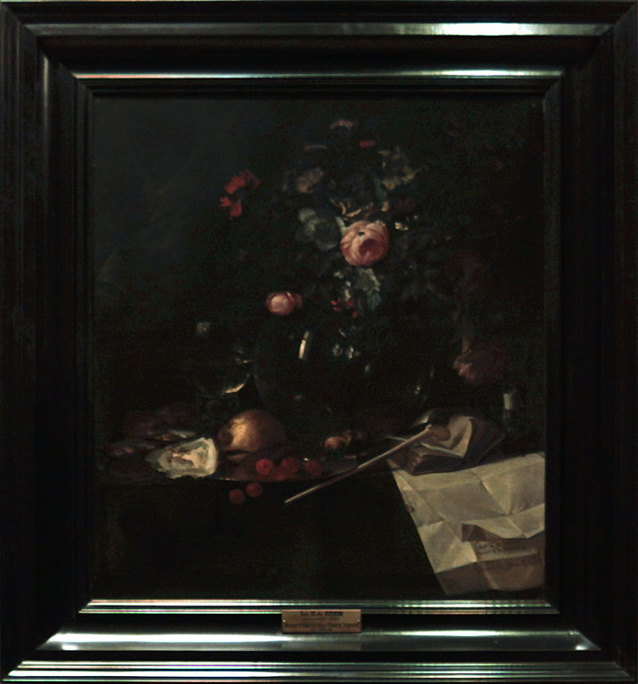 Nature morte aux fleurs. Vanité - Louvre site des collections