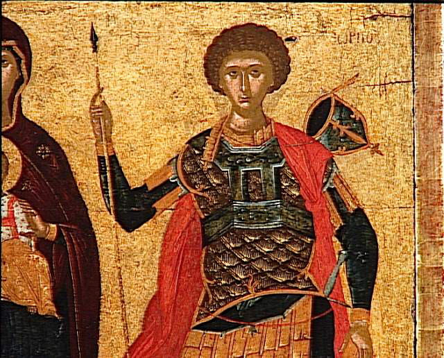 La Vierge et l'Enfant entre saint Cyriaque et saint Georges - Louvre ...