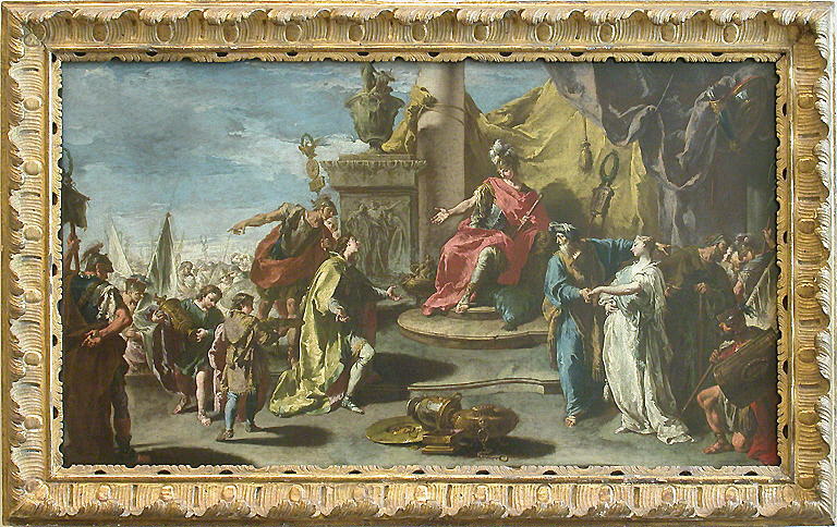 La Continence de Scipion - Louvre site des collections