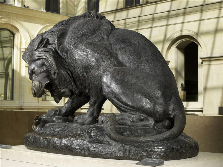 Lion au serpent - Louvre site des collections