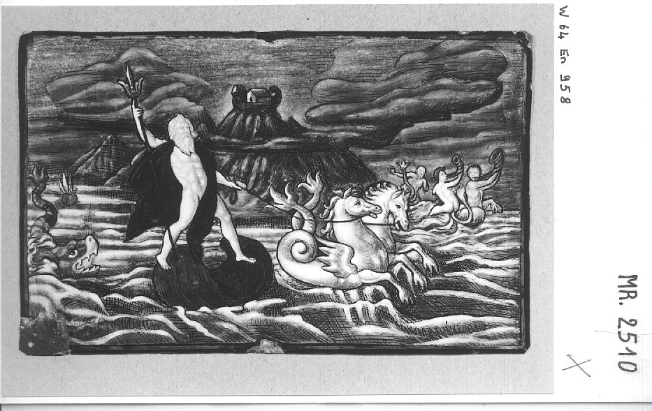 Plaque : Neptune - Louvre site des collections