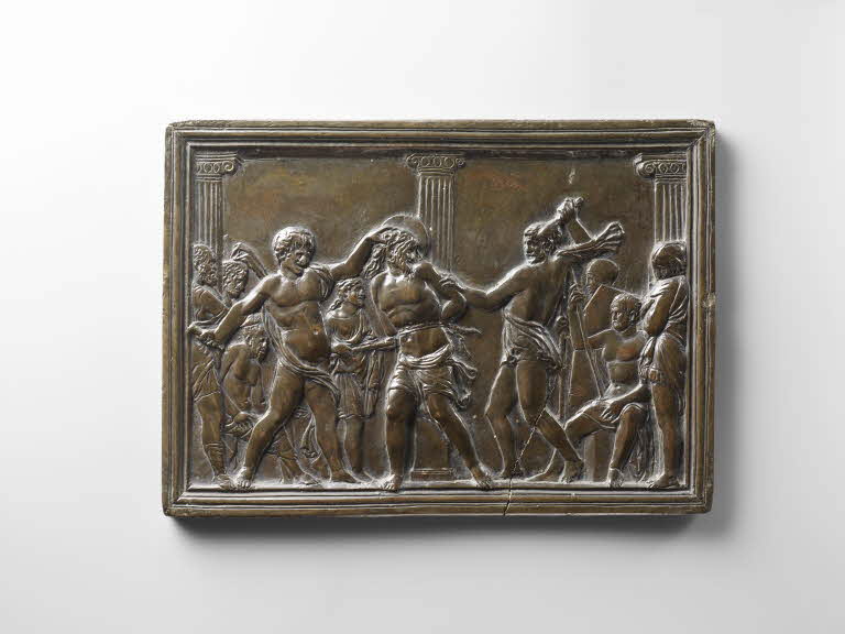Plaquette : la flagellation du Christ - Louvre site des collections