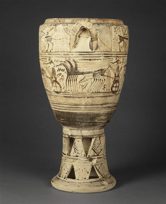 cratère ; pyxis - Louvre site des collections