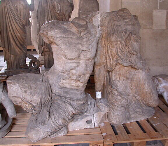 moulage ; décor architectural ; statue ; Figures "B" et "C" dites ...