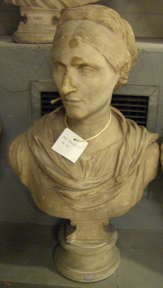 statue en buste - Louvre site des collections