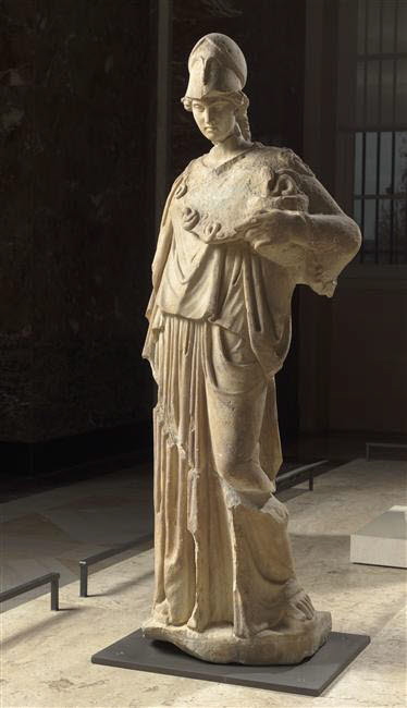 Athena à la ciste - Louvre site des collections