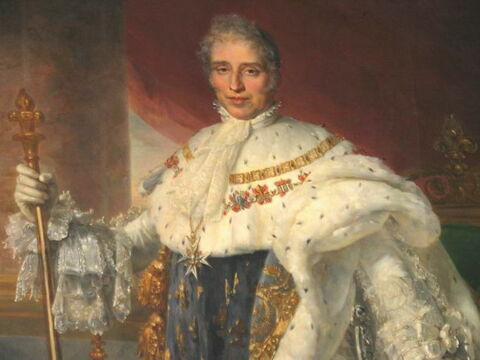 Portrait en pied du roi Charles X - Louvre Collections